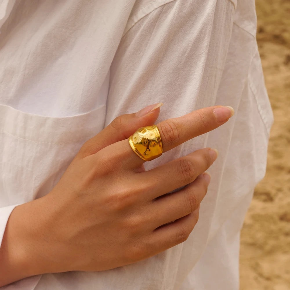 Gold Plated Rings for Women Stylish Rings for Ladies Inaya Accessories